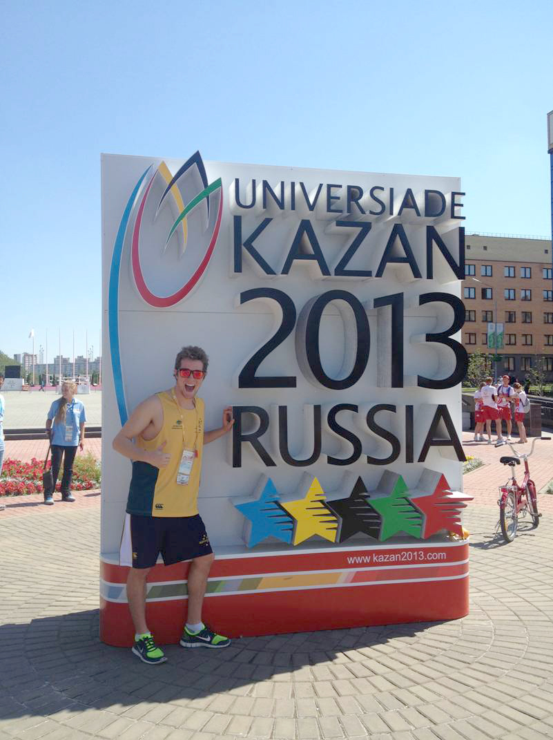 Funky Trunks athletes at World Uni Games